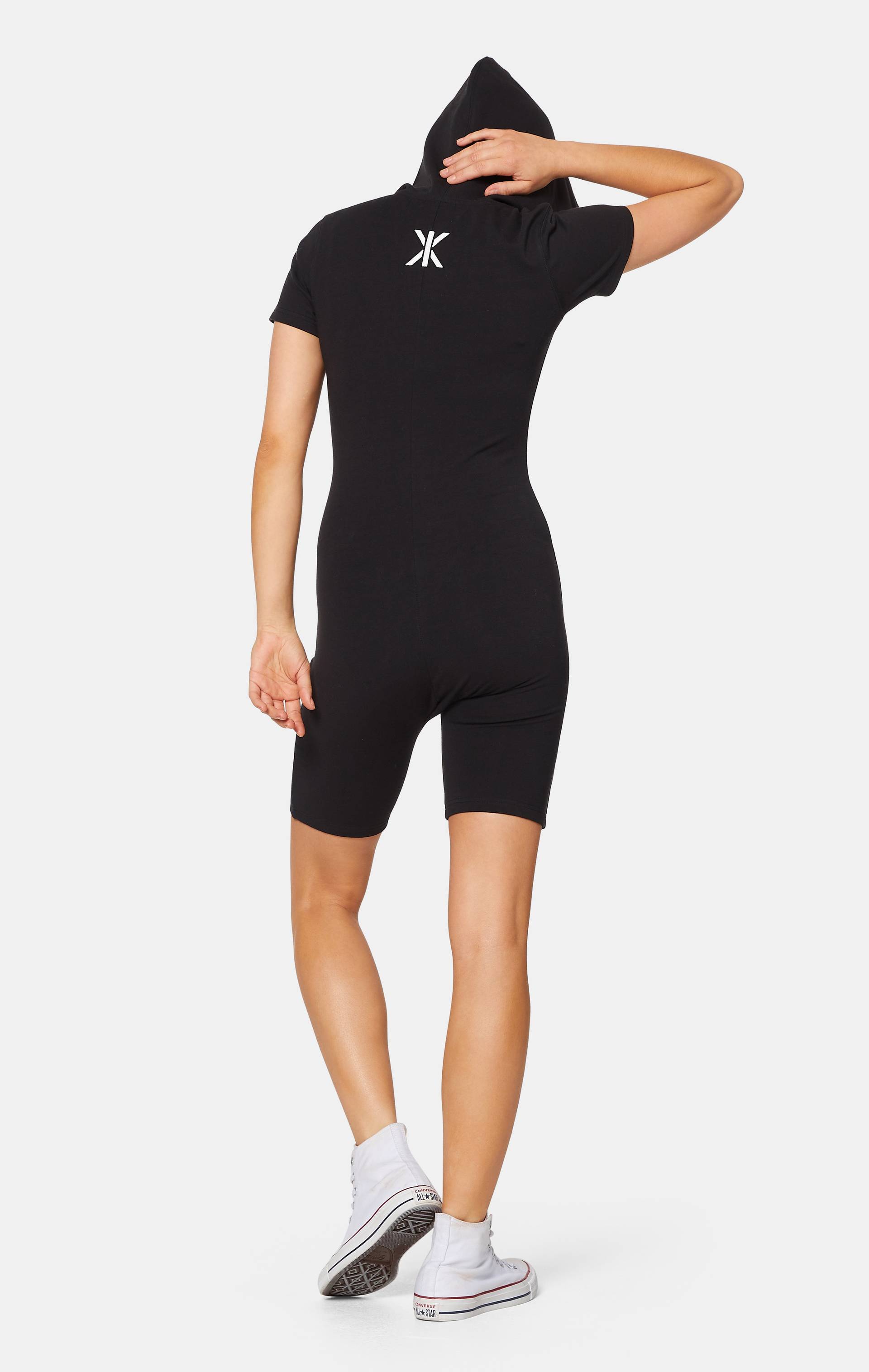 Original Fitted Short Jumpsuit Black - Onepiece